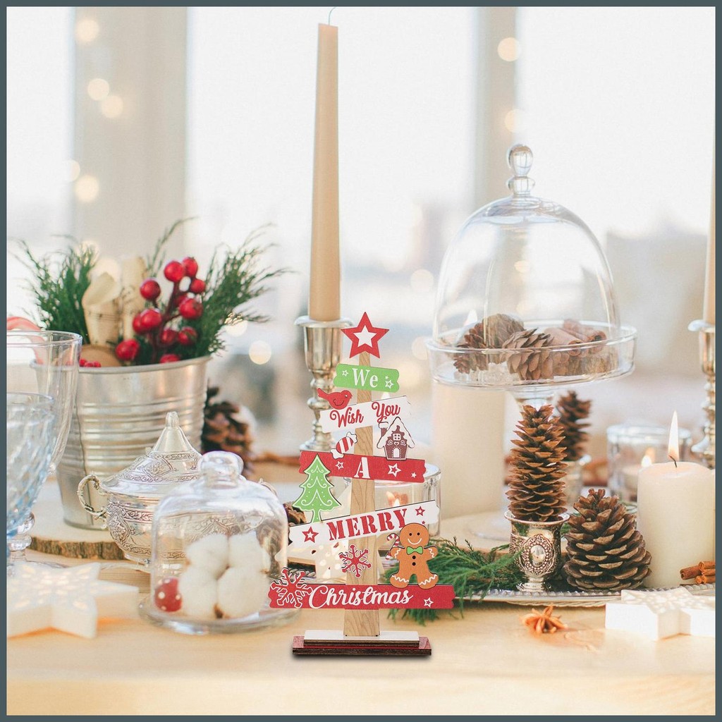 Gingerbread Christmas Decorations Sign Christmas Table Decor Christmas ...