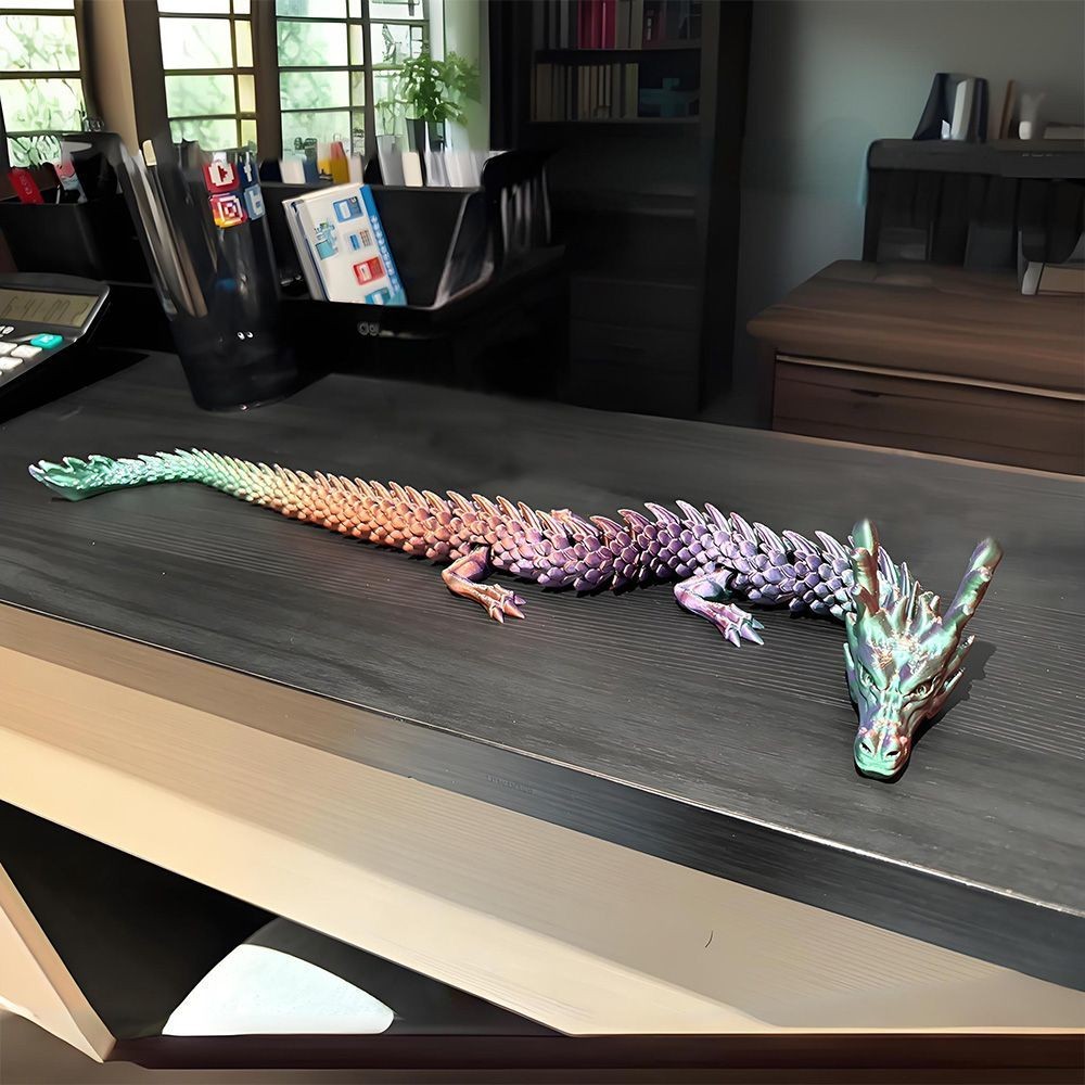 [Meow.Sensei]3d Print Joint Dragon Three d Chinese Dragon Model Full ...