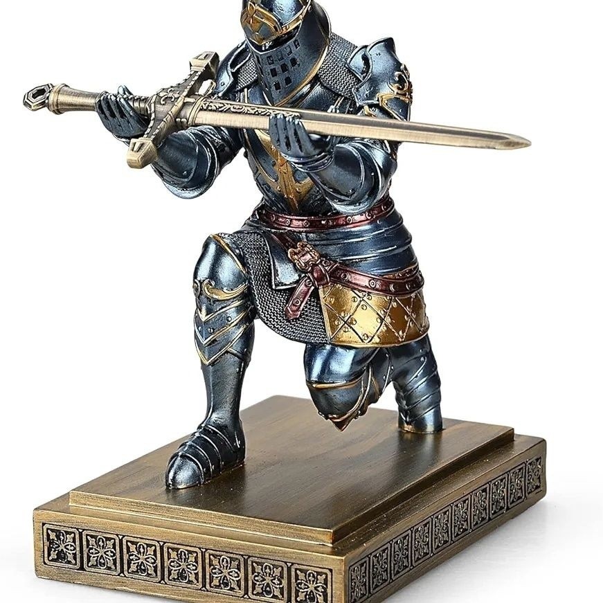 New Executive Knight Pen Holder Creative Penholder Office Desk ...