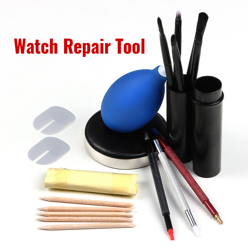 Watch Repair Tool Set Rubber Cleaning Clay Cleaner Brush Suit Watch ...