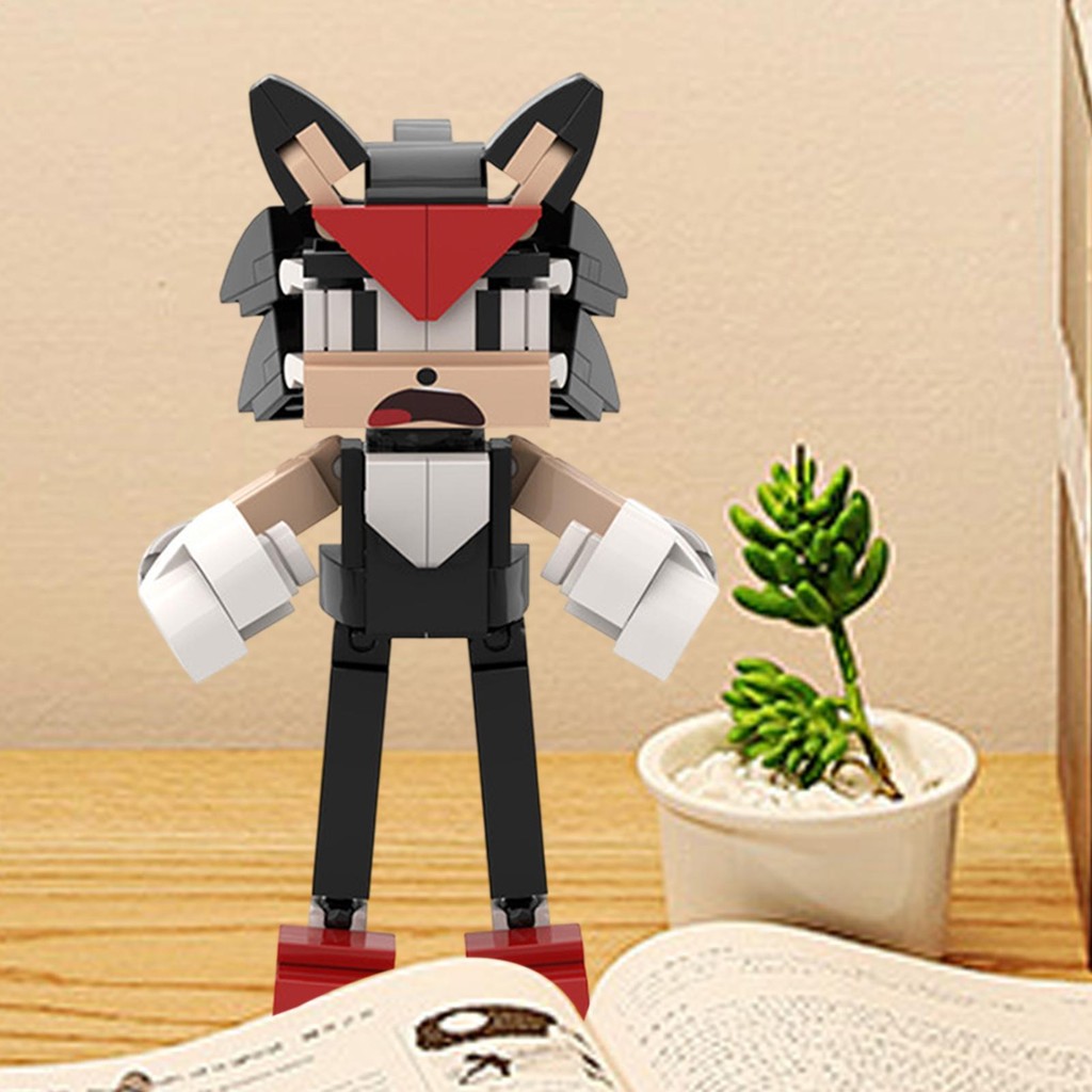 Pixel Sonic the Hedgehog | MC Style Sonic the Hedgehog Building Blocks ...