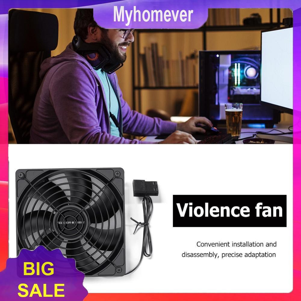 120mm Case Fan Cooler 3000RPM PWM 4Pin Chassis Fans Chassis Radiator ...