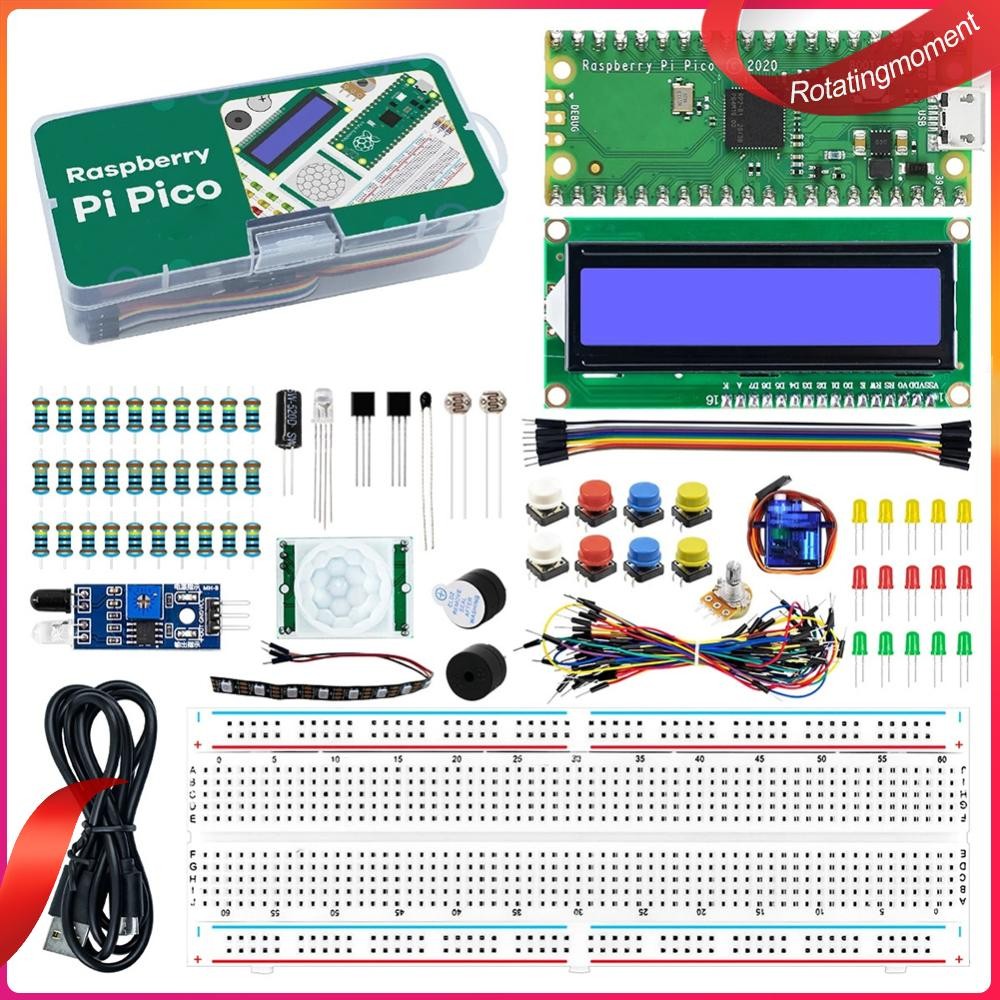 RotatingMoment For Raspberry Pi Pico RP2040 Development Board Python Programming Beginner Set ...
