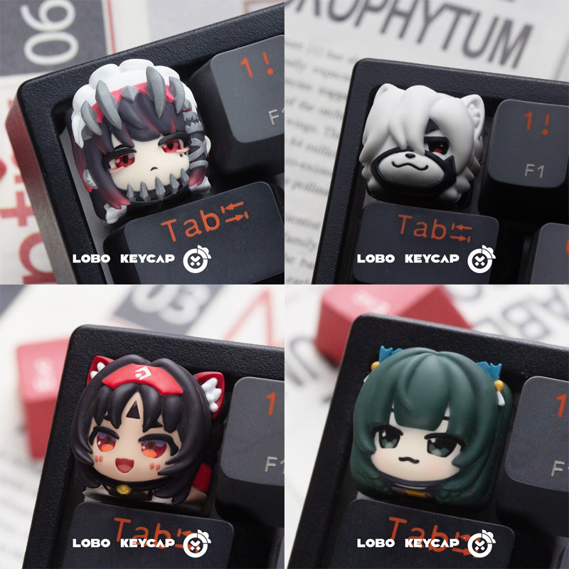 Zenless Zone Zero Keycap Cute Cartoon 3D Creative Cute MX Switch ...