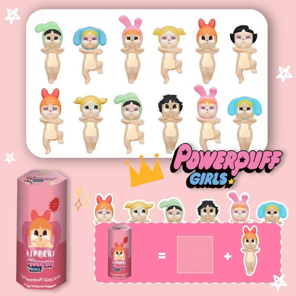 Sonny Angel Hippers The Powerpuff Girls Series Mini Figure Mobile Phone ...