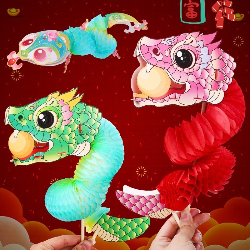 New Year Intangible Cultural Heritage Flip Snake - Unique, Auspicious ...