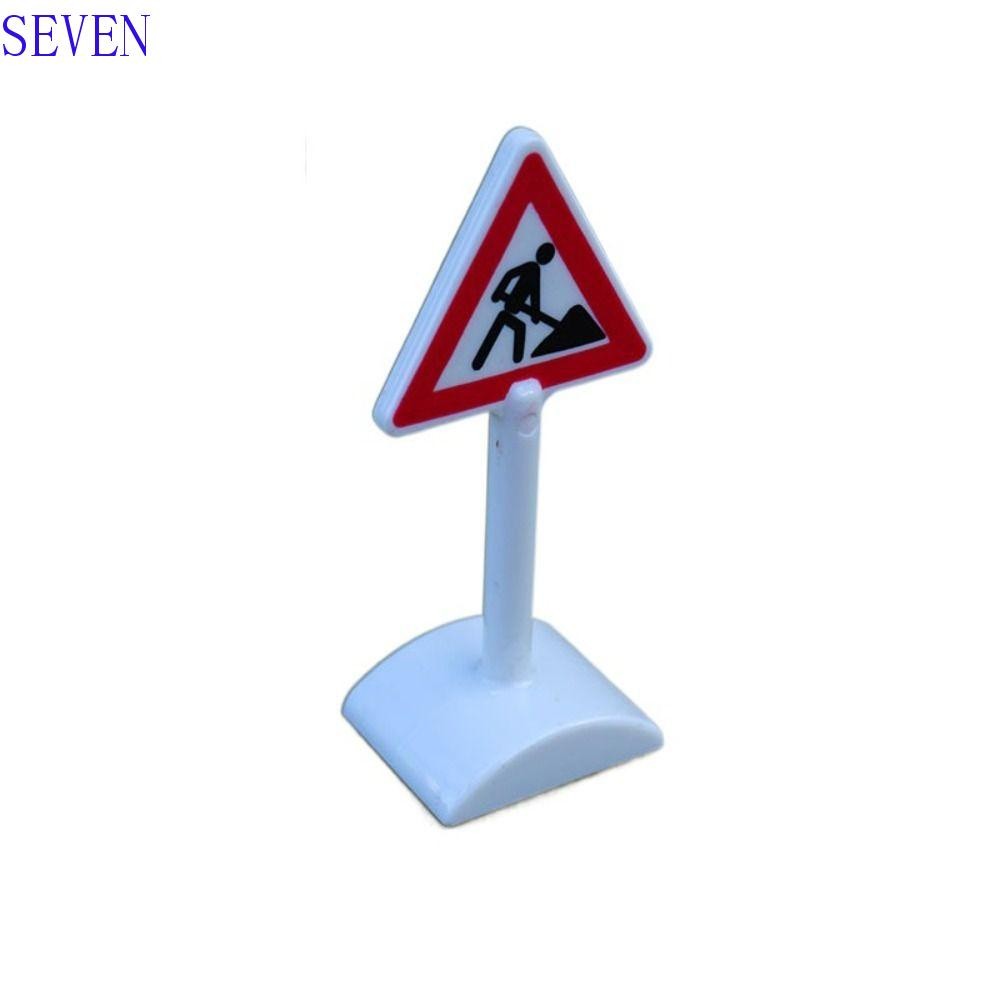SEVEN Dollhouse Speed Limit Sign, Road Block Model Toy Simulation City ...