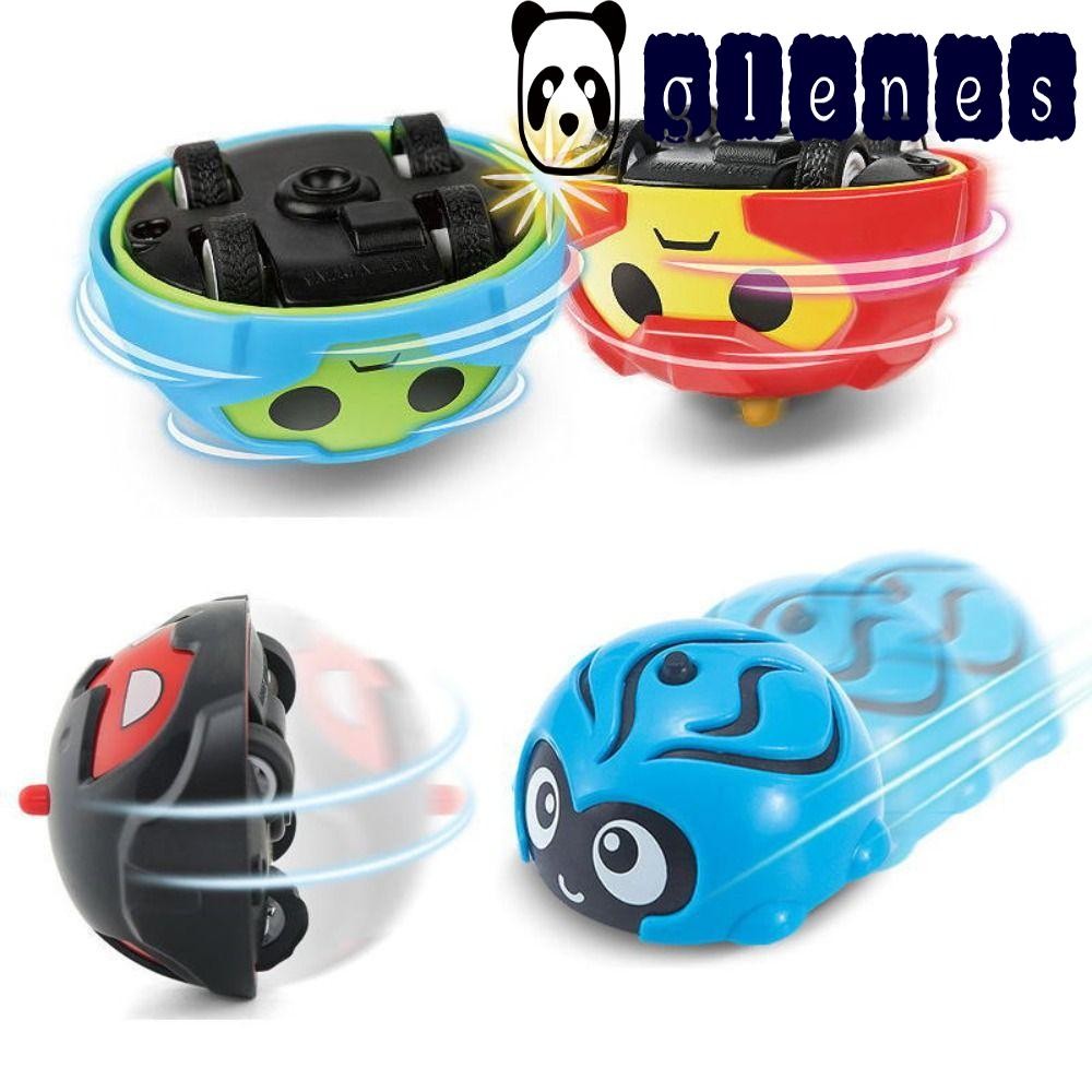 GLENES Gyro Car Finger toy car Friction Racing Kids Cartoon Multi ...