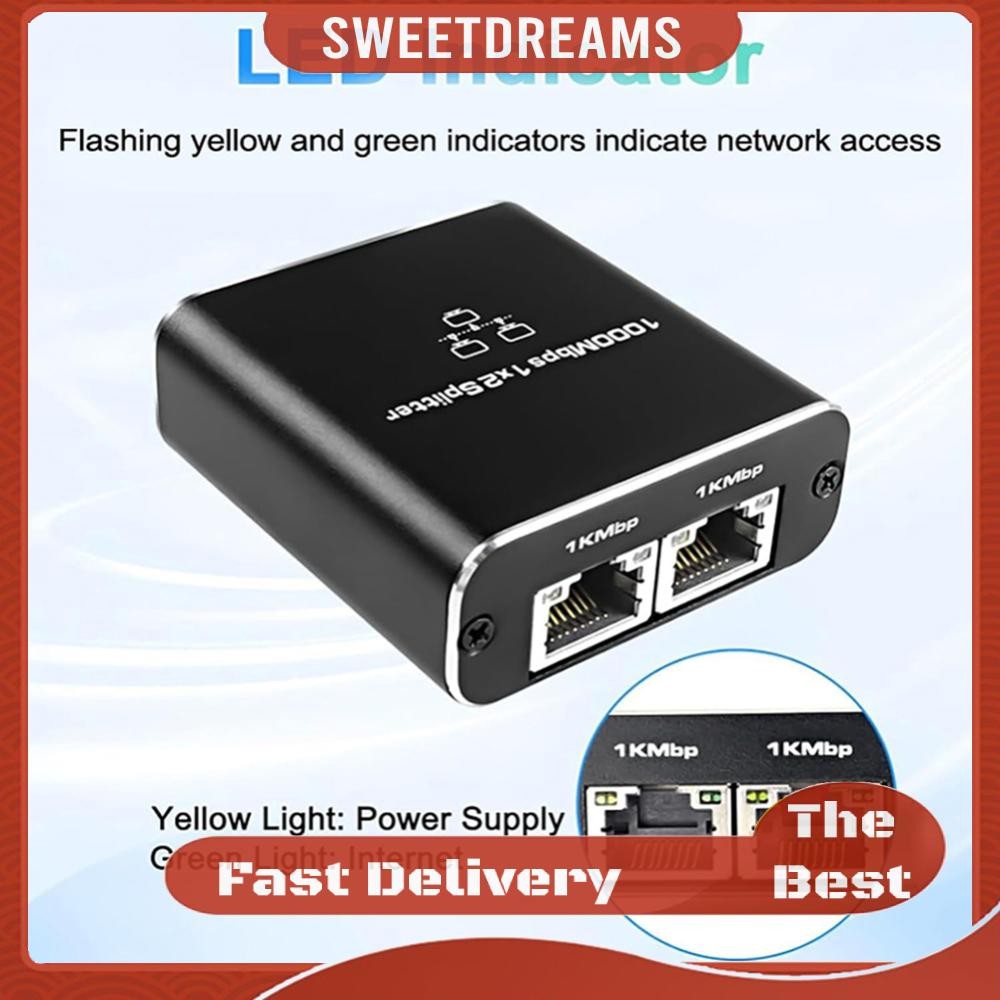 1 To 2/1 To 3/ 1 To 4 Ethernet Splitter 1000Mbps RJ45 Splitter LAN ...