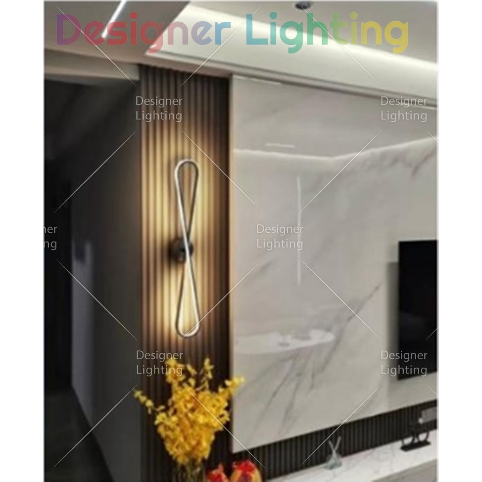 Designer Lighting [80cm] LED Wall Light Indoor Wall Lamp Tri Colour LED ...