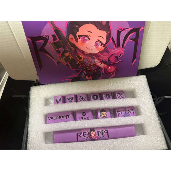 keycaps Valorant REYNA Shadow Keycap PBT Material Five-sided ...