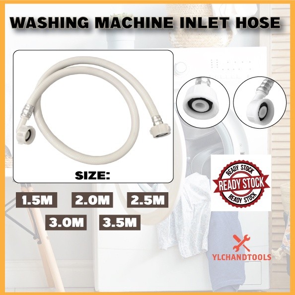 WASHING MACHINE INLET HOSE ( 1.5M,2.0M,2.5M,3.0M,3.5M ) | Shopee Singapore