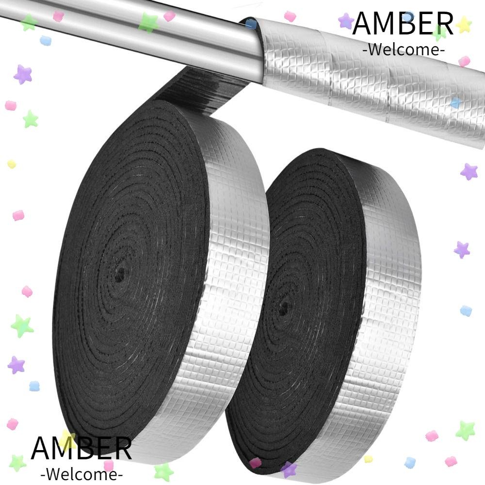 AMBER Pipe Insulation Wrap, 32.8 Ft*2in Silver Pipe Insulation Foam ...
