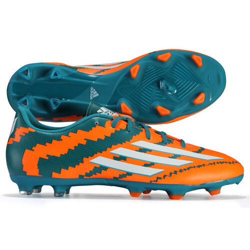 ADIDAS MESSI F10.3 FG FIRM GROUND SOCCER SHOES Power Teal | Shopee ...