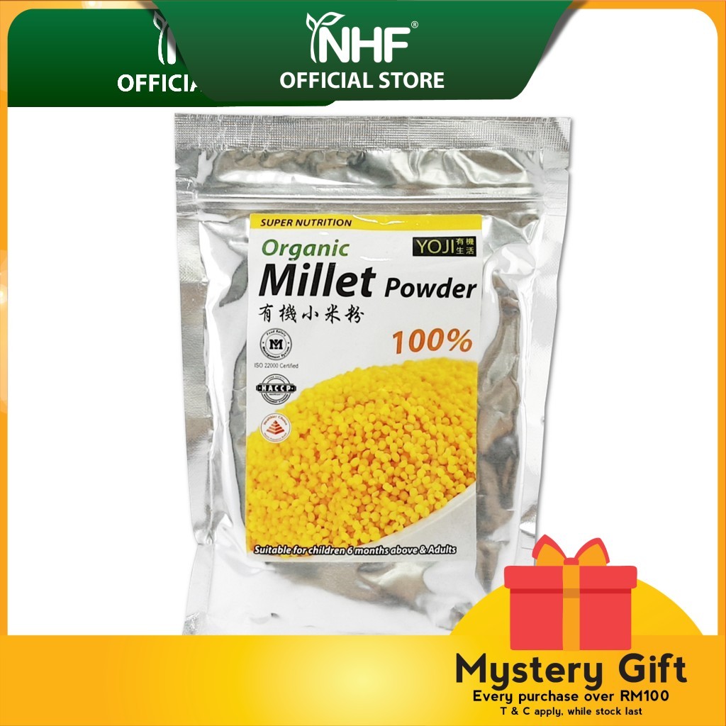 YOJI Organic Millet Powder 有机小米粉 (300g) | Shopee Singapore