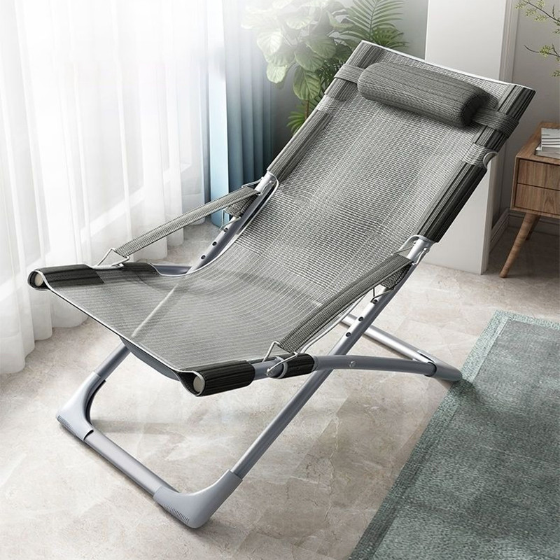 Home Balcony Lazy Chair Nap Lounge Chair Portable Folding Sun Lounger ...