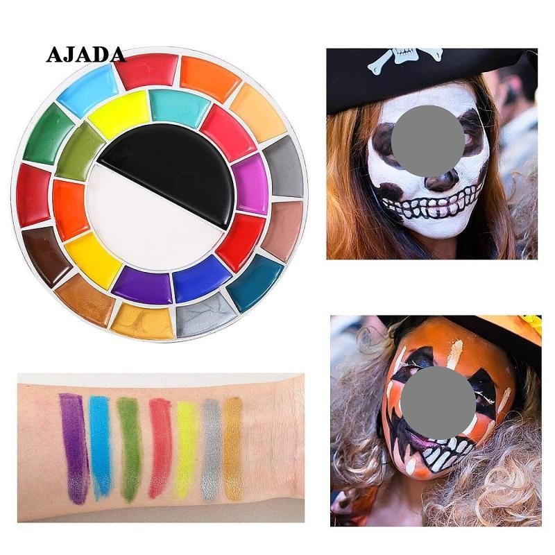[ Face and Body Paint Professional Palette Set for Festival Stage ...
