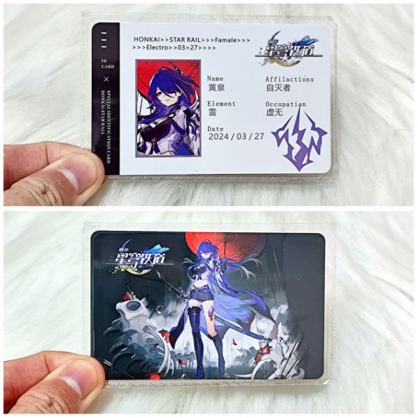 Nfc card activates game ID card Honkai Star Rail character card ...