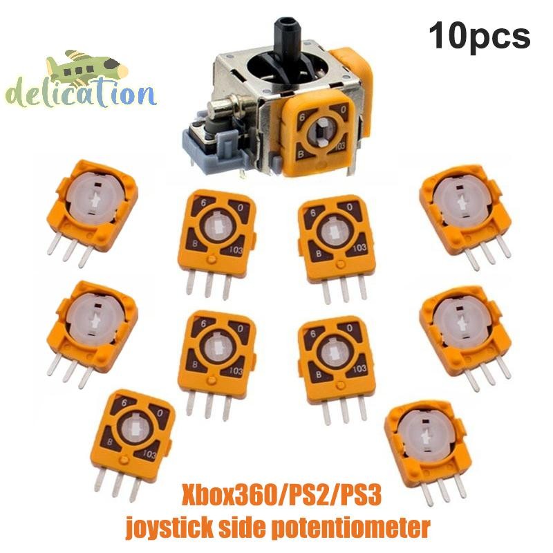 [DelicationS] 10Pcs New 3D Ana Joy Stick For Xbox 360 XBOX360 For PS2 ...