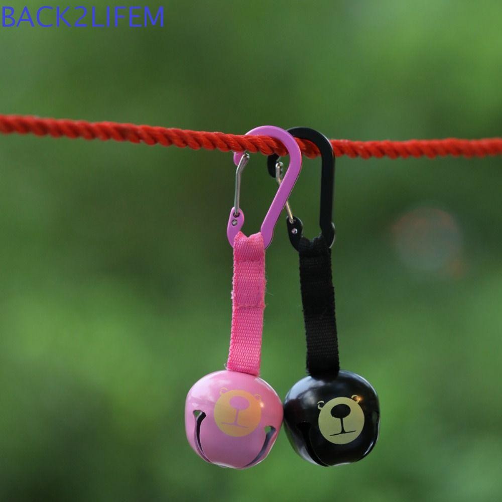 BACK2LIFEM Camping Bear Warning Bell, With Carabiner Keychains ...
