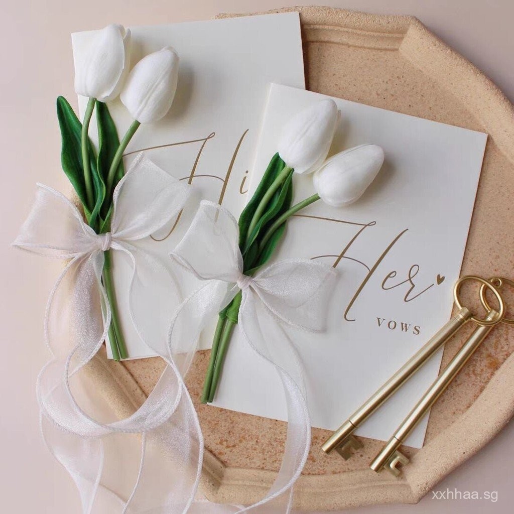 Wedding Handwritten Vow Card Wedding Ceremony Bride and Groom Vow Cards ...