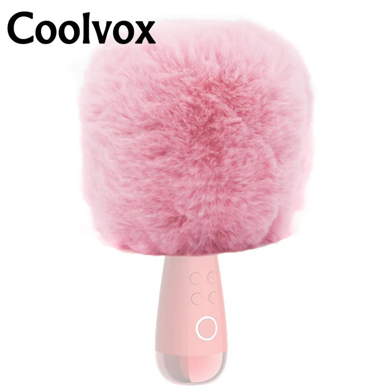 Microphone Furry Female Male Pop Filter Windscreen Muff Pink Color MIC ...