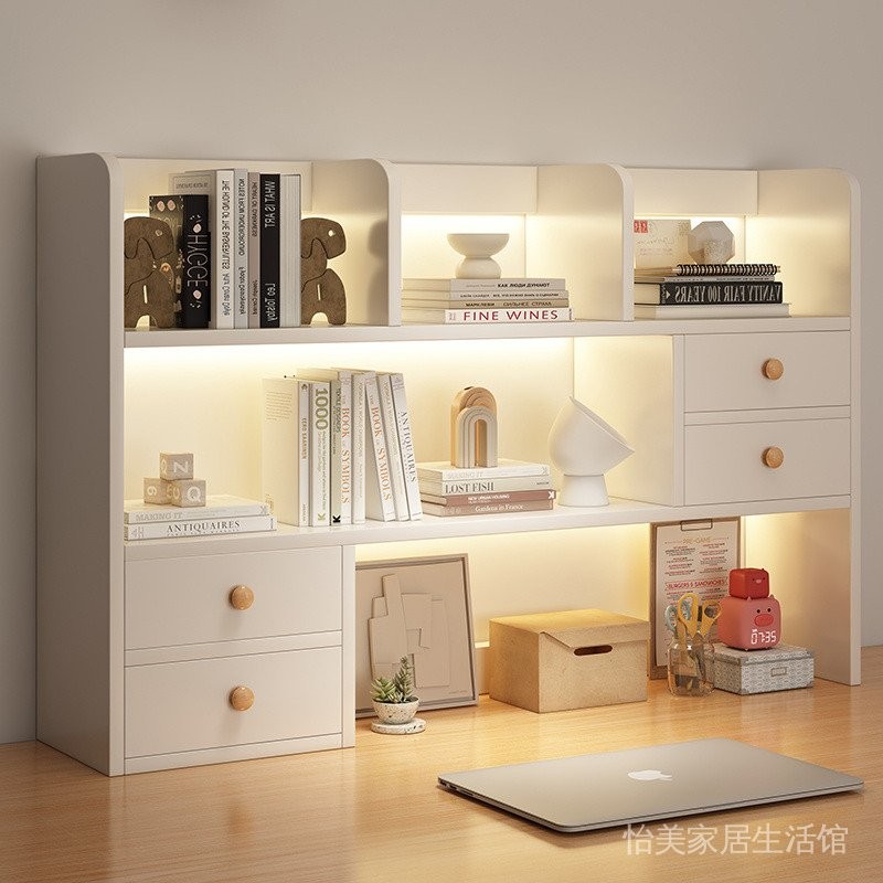 Small Bookshelf Desktop Storage Rack Wall-Mounted Multi-Layer Organizer ...