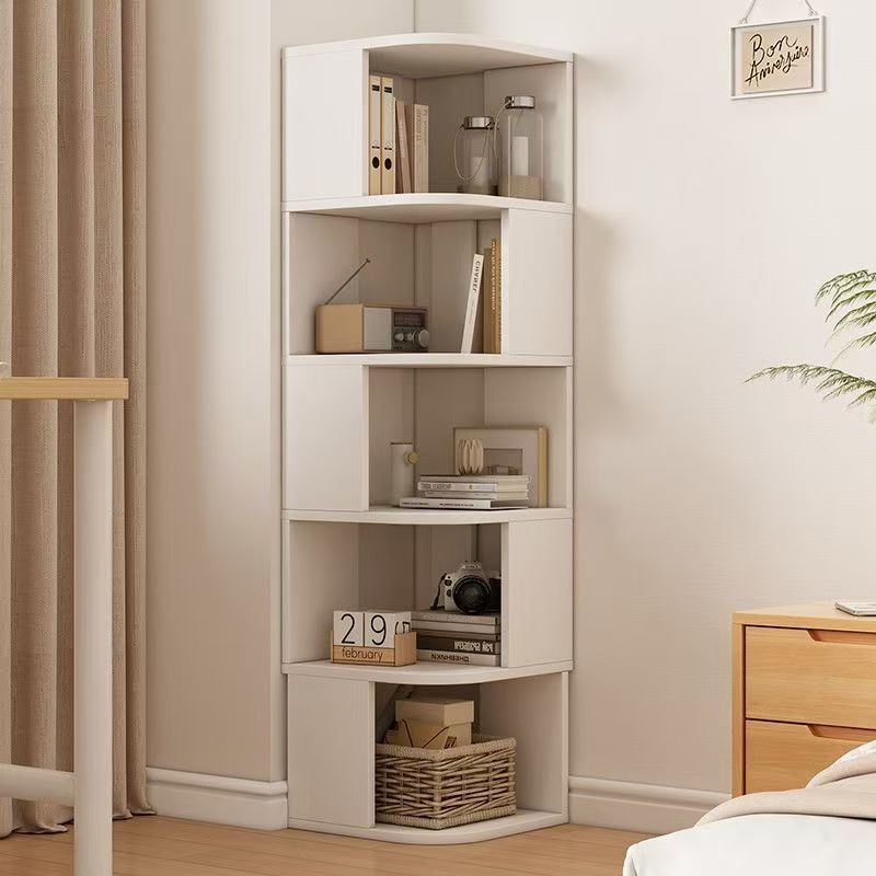 Corner Bookshelf Floor-standing Corner Living Room Bookshelf Storage ...