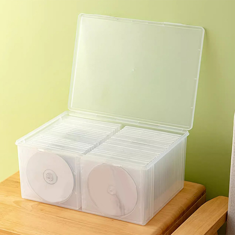 GMARTY Transparent And Dustproof CD Storage Box Home DVD Storage Disc ...