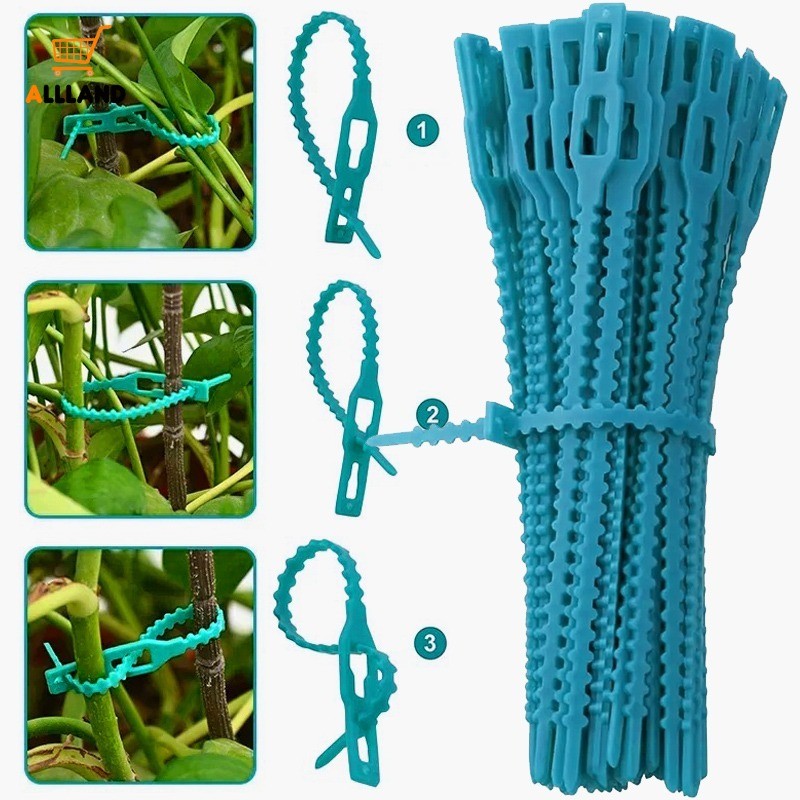 Garden Cable Ties Adjustable Plant Vine Self-locking Zip Cables Tie ...