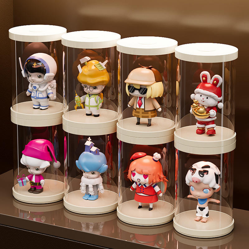 [ElysianSG] Stackable blind box display case with built-in LED lighting ...