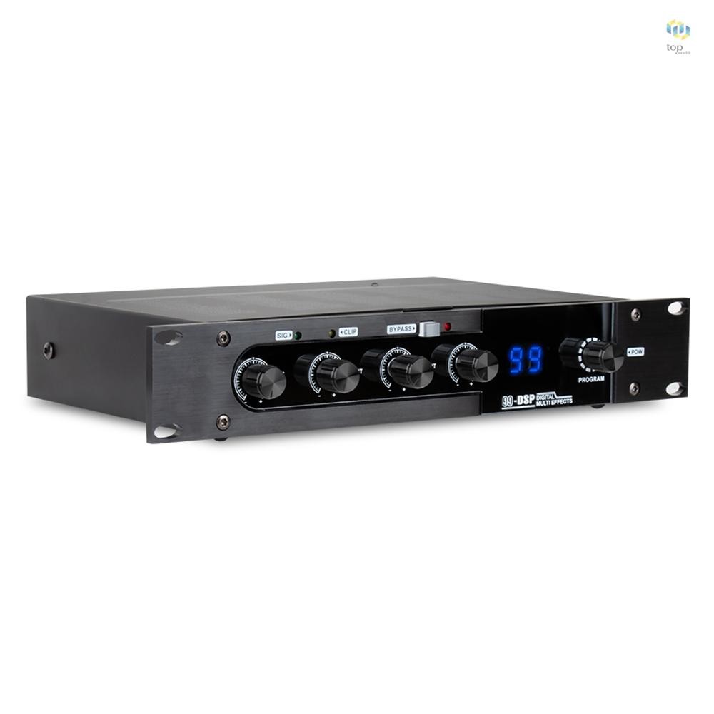 Professional Karaoke Mixer Reverberator 99 DSP Digital Audio Effector ...