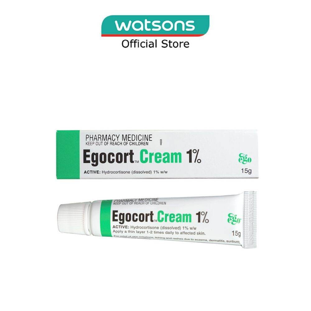 EGO PHARM Egocort Cream 1% (For Relief Of Skin Irritation, Itching ...