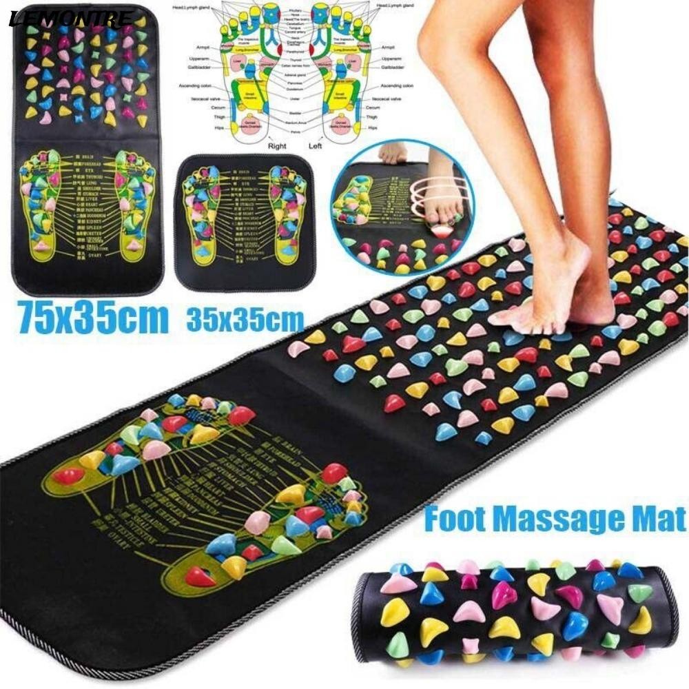LEMONTRE Reflexology Walk Therapy Acupoint Mat Pain Relieve Foot ...