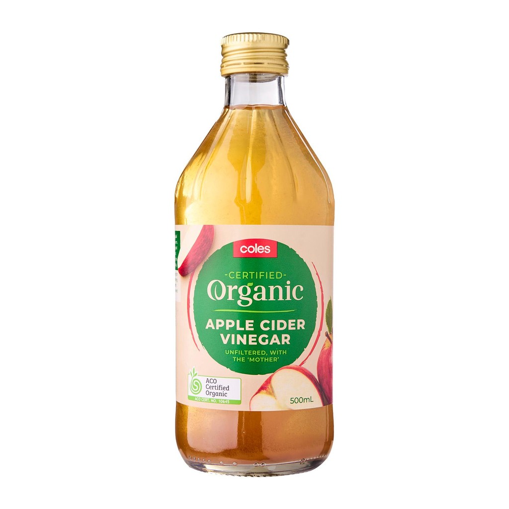 Coles Certified Organic Apple Cider Vinegar 500ml | Shopee Singapore
