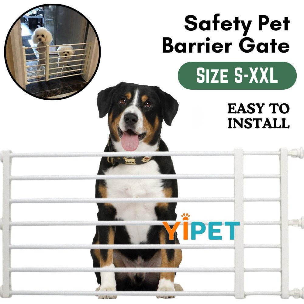 YIPET Pets Safety Barrier Gate Pet Door Gate Pets Fence Gate ...
