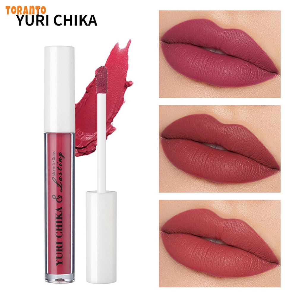 YURI CHIKA Lipstick Liquid Matte Lipstick Non-sticky Matte Makeup ...