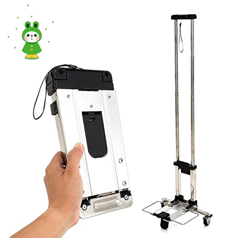 Foldable, lightweight, ultra-compact carry cart, trolley, travel goods ...
