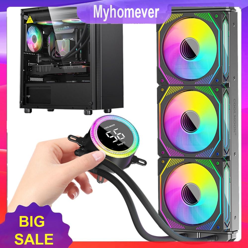 Liquid CPU Cooler 120mm ARGB & PWM Fans Water Cooling CPU Cooler for ...