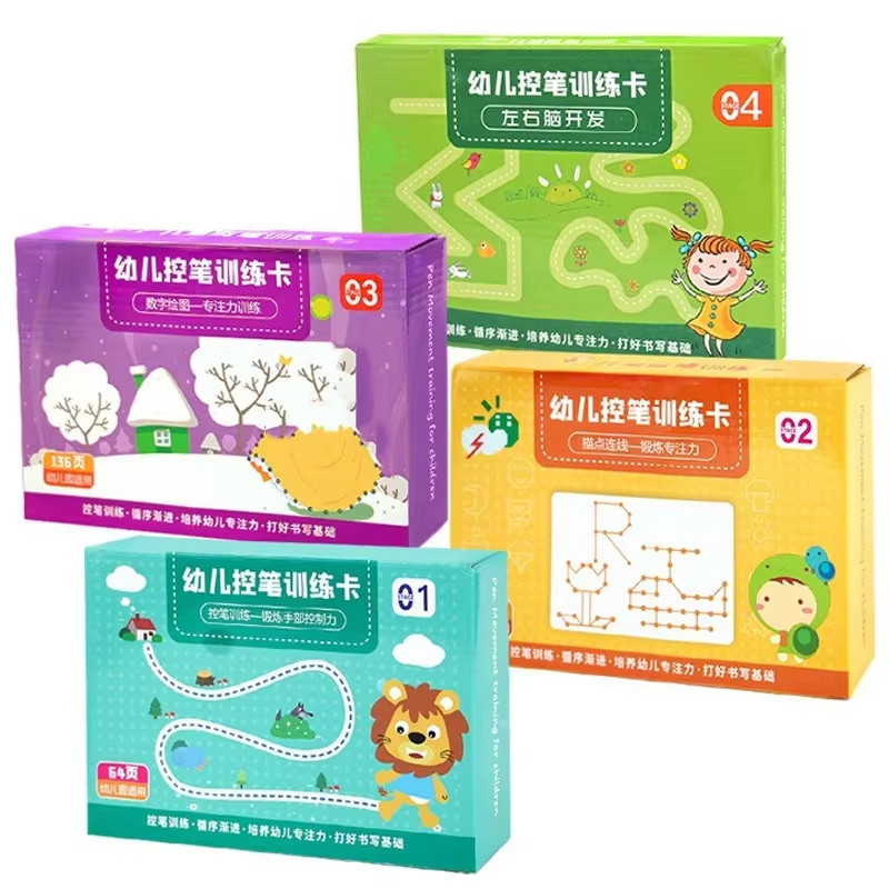 Scribble Smart Workbook Reusable Children Drawing Education Book Boost ...