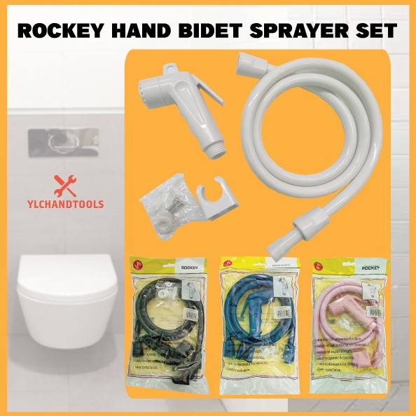 [READY STOCK] ROCKEY - Toilet Hand Bidet Sprayer Set ( PVC ) / Bathroom ...