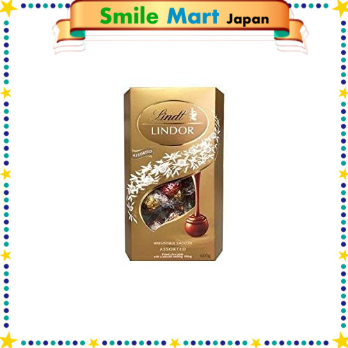 LINDT LINDOR Assorted Gold 4 types individually wrapped 600g x 1 ...