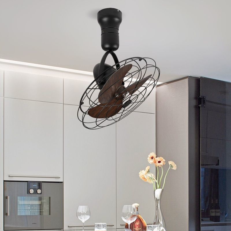 16Mini Kitchen Oscillating Ceiling Fan Wall-Mounted Fan Study Room ...