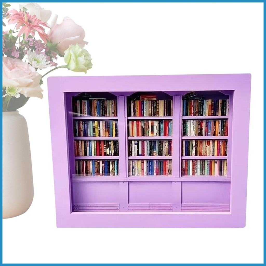Small Bookshelf Craft Handmade Pocket Shake Bookcase Small Bookcase ...
