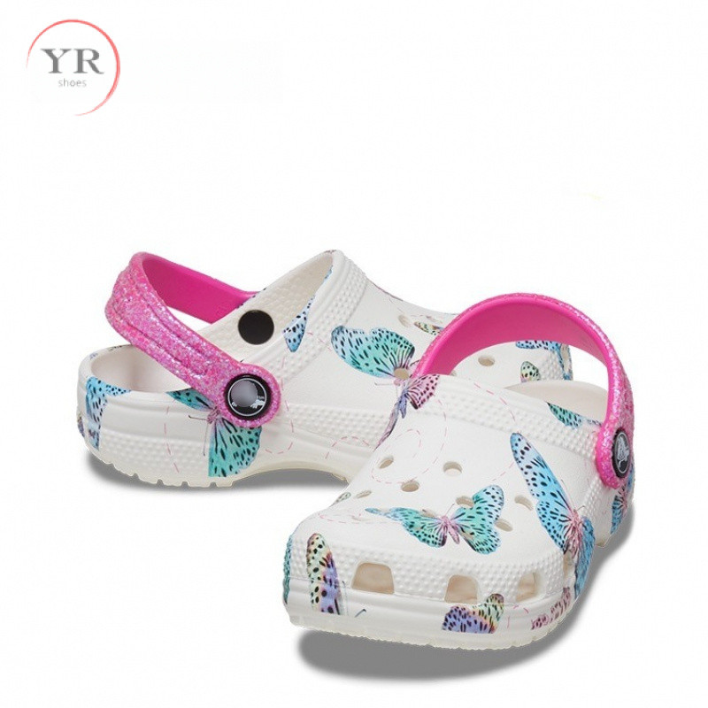 Kids Girls Crocs Butterfly Clog Crocs Kids Toddler Kids Sandals ...