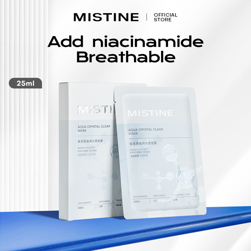 MISTINE Face Mask Aqua Crystal Clear Mask 25ml | Shopee Singapore