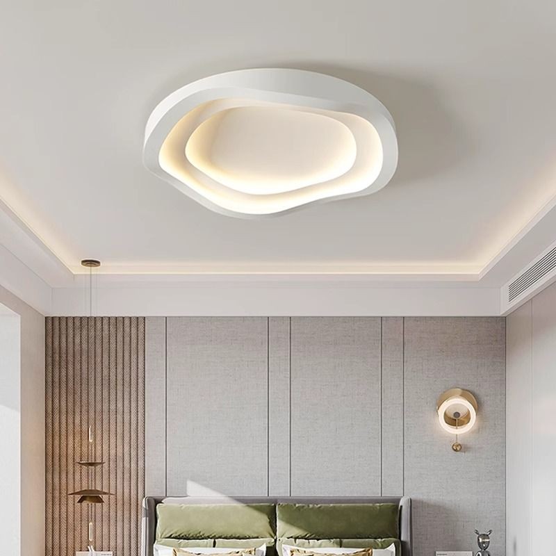 Nordic Water Ripples Ceiling Light Bedroom Ceiling Lamp Minimalist ...