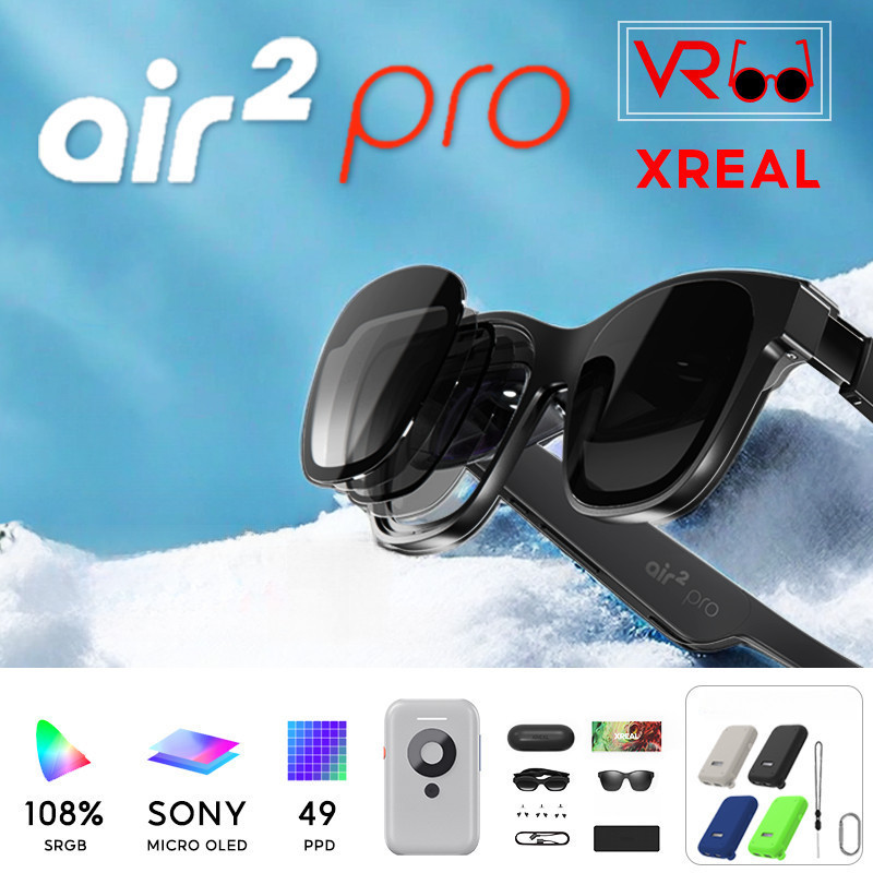 Xreal Air 2 Pro Smart AR Smart AR Glasses Electrodechromic Adjustment ...