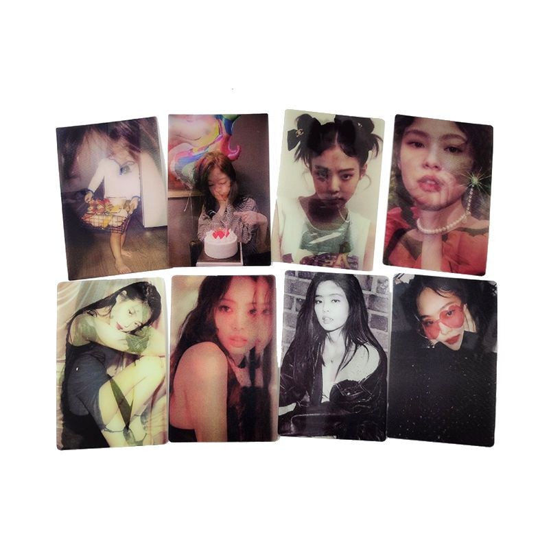 25 Blackpink Changeable Grille Cards Kim Ji-soo LISA Kim Ji-ni ROSE Changeable Creative Flash ...