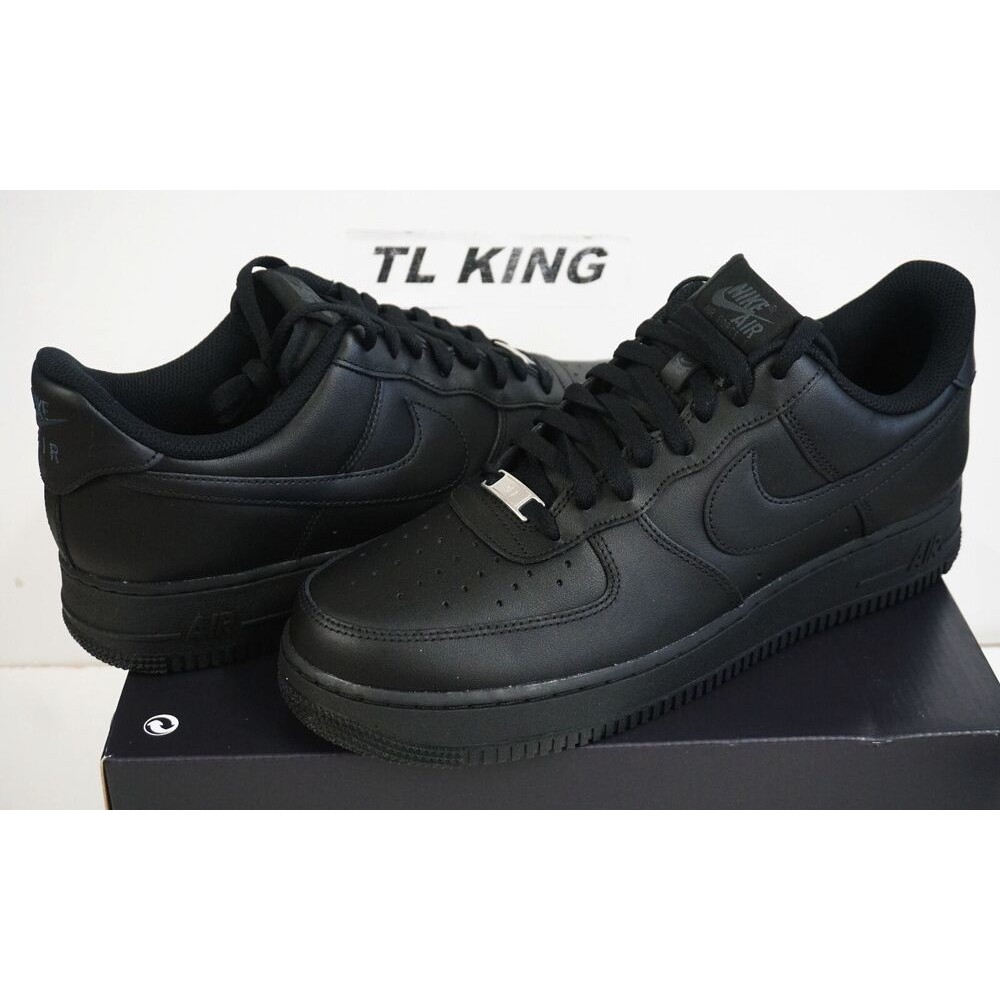 Nike Air Force 1 Low '07 AF1 FlyEase Triple Black Limited Edition ...